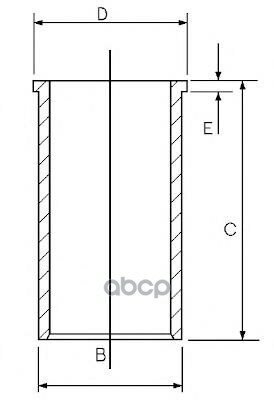 Гильза Dm.85.00 Goetze арт. 14-020351-00