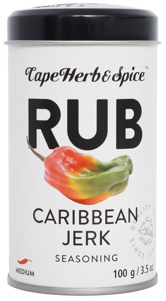 Приправа "Карибский Джерк" Cape Herb and Spice 100 г. Банка