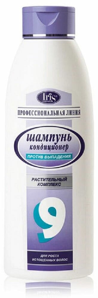 Шампунь для волос Iris Профессиональный уход №9 Авокадо для роста волос, 1 л
