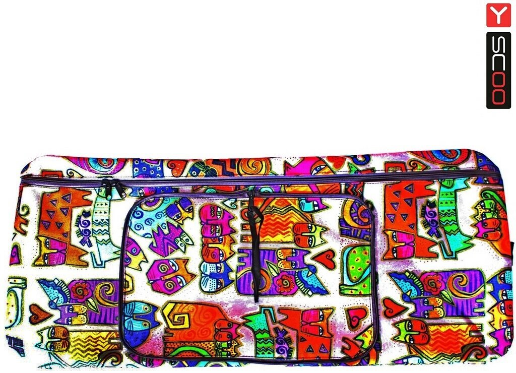 Чехол-портмоне складной для самоката Y-SCOO 145 кошки