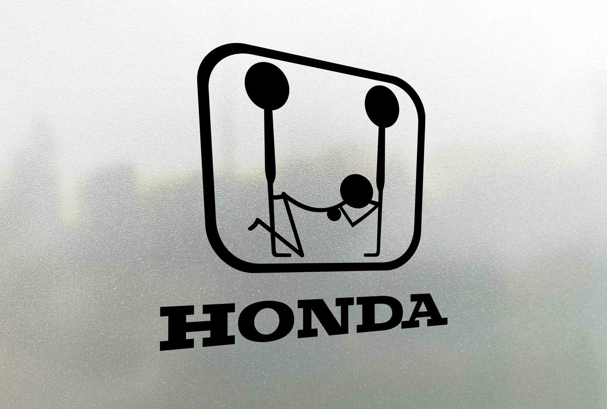 Наклейка на авто Honda 25x21