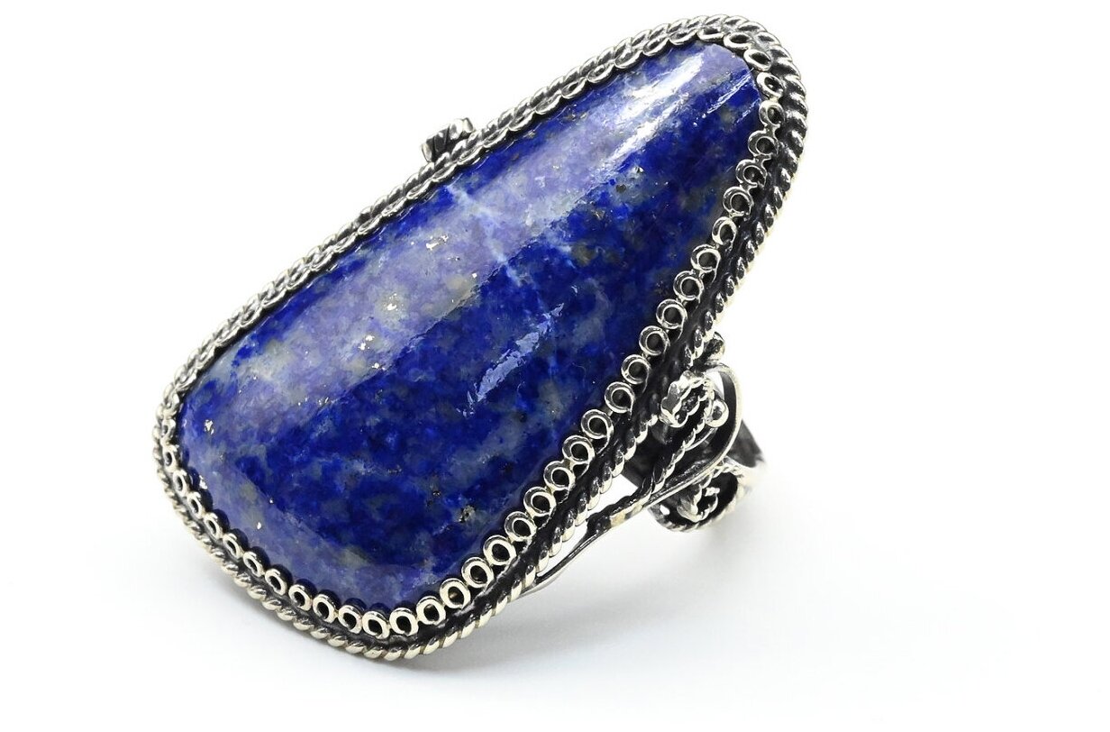 Кольцо, лазурит