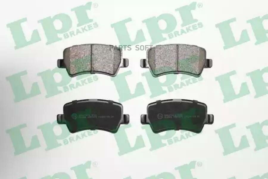 Колодки тормозные FORD GALAXY/S-MAX/VOLVO S80/V70/XC60/XC70 07- задние