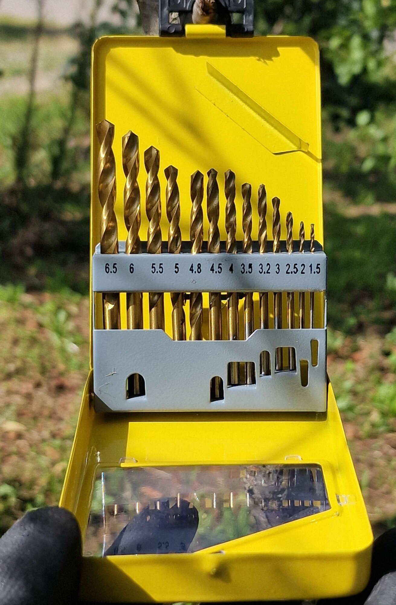 Набор сверл по металлу 13 предметов 1,5-6,5мм шаг 0,5мм НС420013 Скол