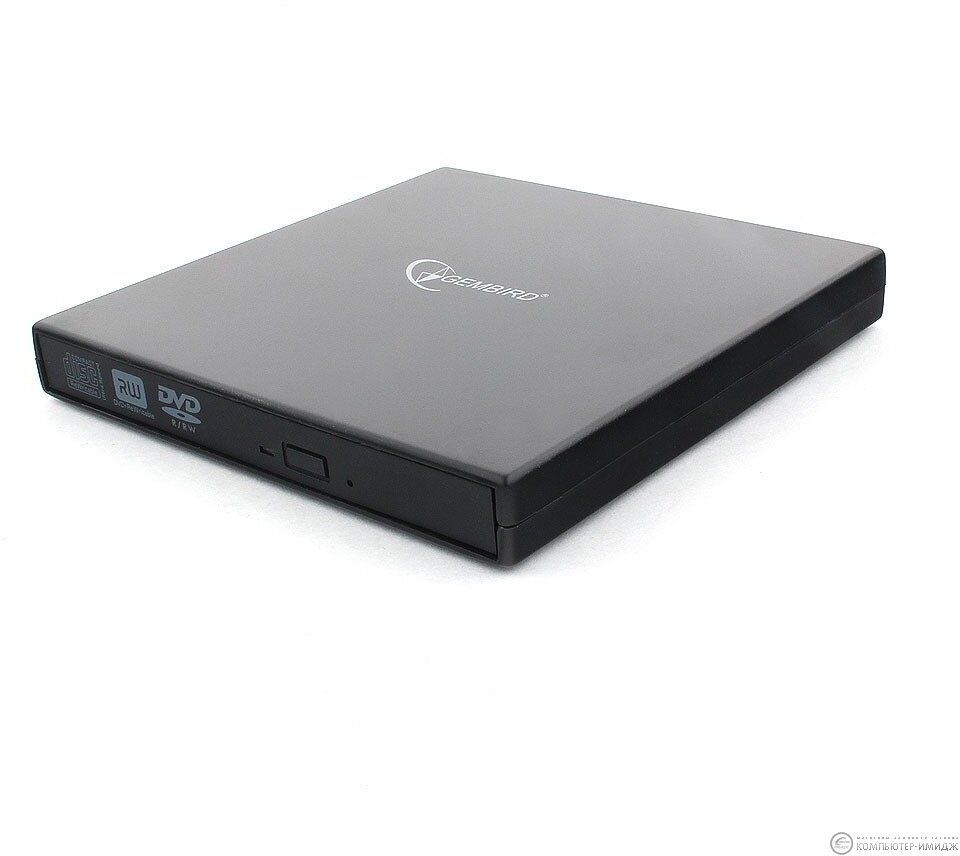 Привод внешний USB Gembird DVD-USB-02 external пластик, черный RTL