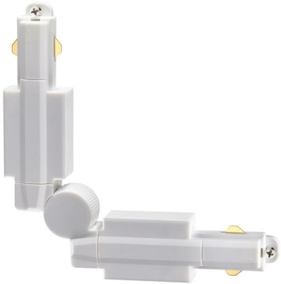 Гибкий соединитель с токопроводом для однофазного трехжильного шинопровода NOVOTECH 135020 белый