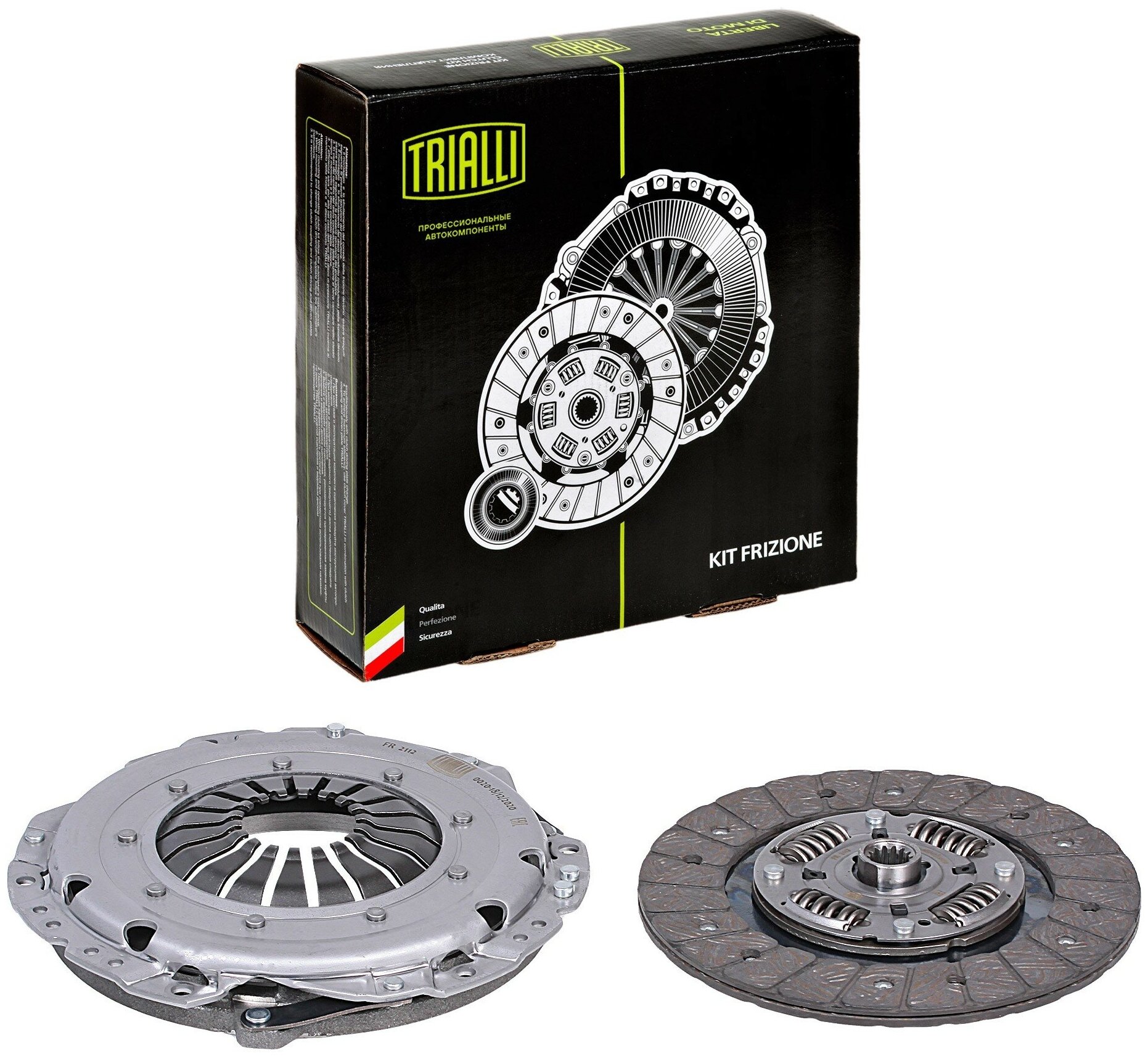 Сцепление в сборе OPEL Astra J (09-) 1.6i (кмп. без муфты) (TRIALLI)