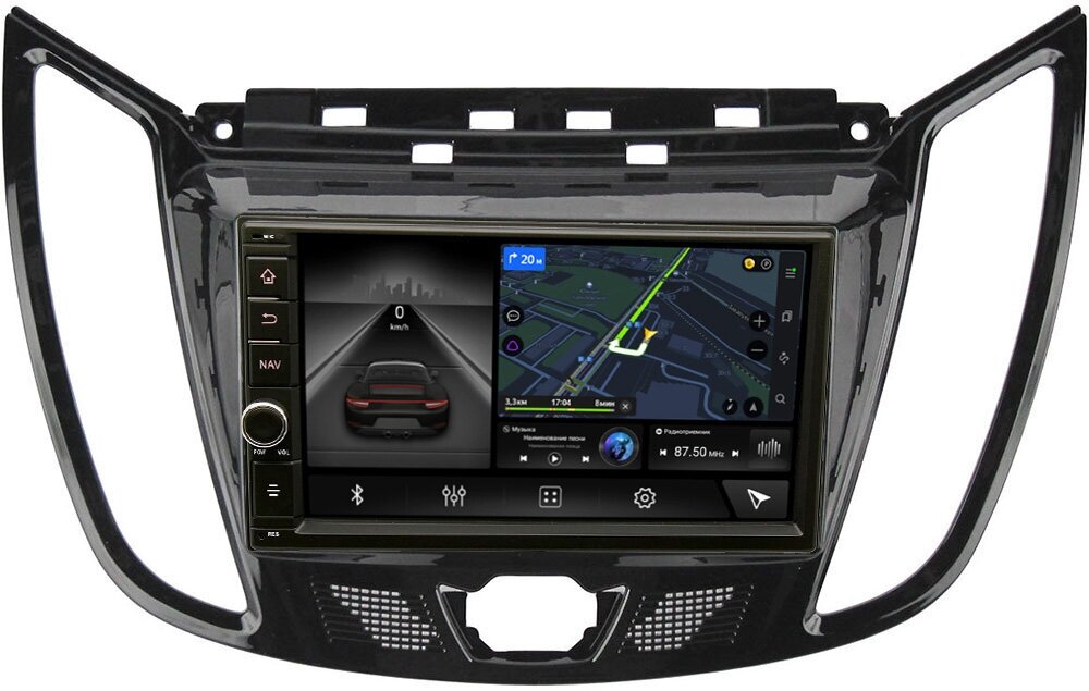 Магнитола в штатное место Ford C-Max 2, Escape 3, Kuga 2 2012-2019 Canbox H-Line 5602-RP-FRFC3B-91 Android 10 (4G-SIM, 4/32, DSP, IPS) С крутилкой