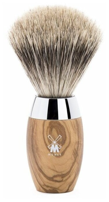 Помазок MUEHLE KOSMO, барсучий ворс категории Fine, олива