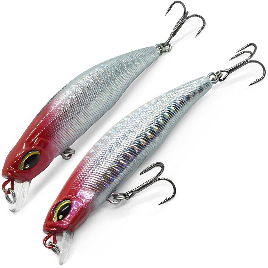 Воблер Kosadaka Tide Min xs 75F плав, 75мм, 7.7г, 0.2-0.5м цвет RHH