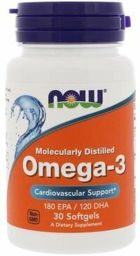 NOW Omega-3 1000 mg 30 капс