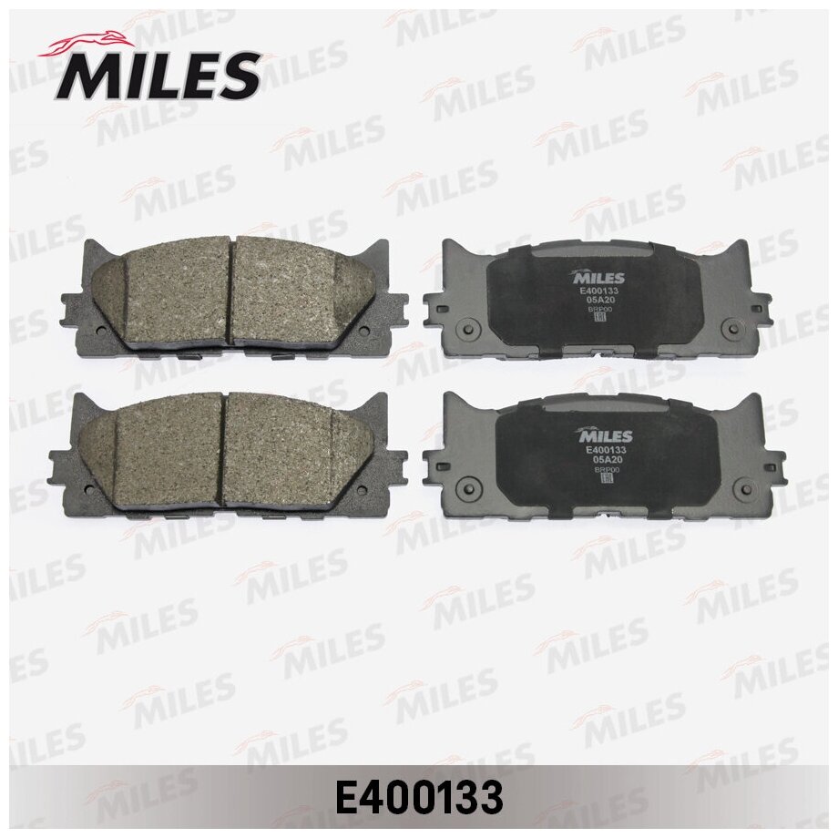 Колодки тормозные Toyota Camry (V40, V50) 06-; Lexus ES 06- передние Miles Low-metallic