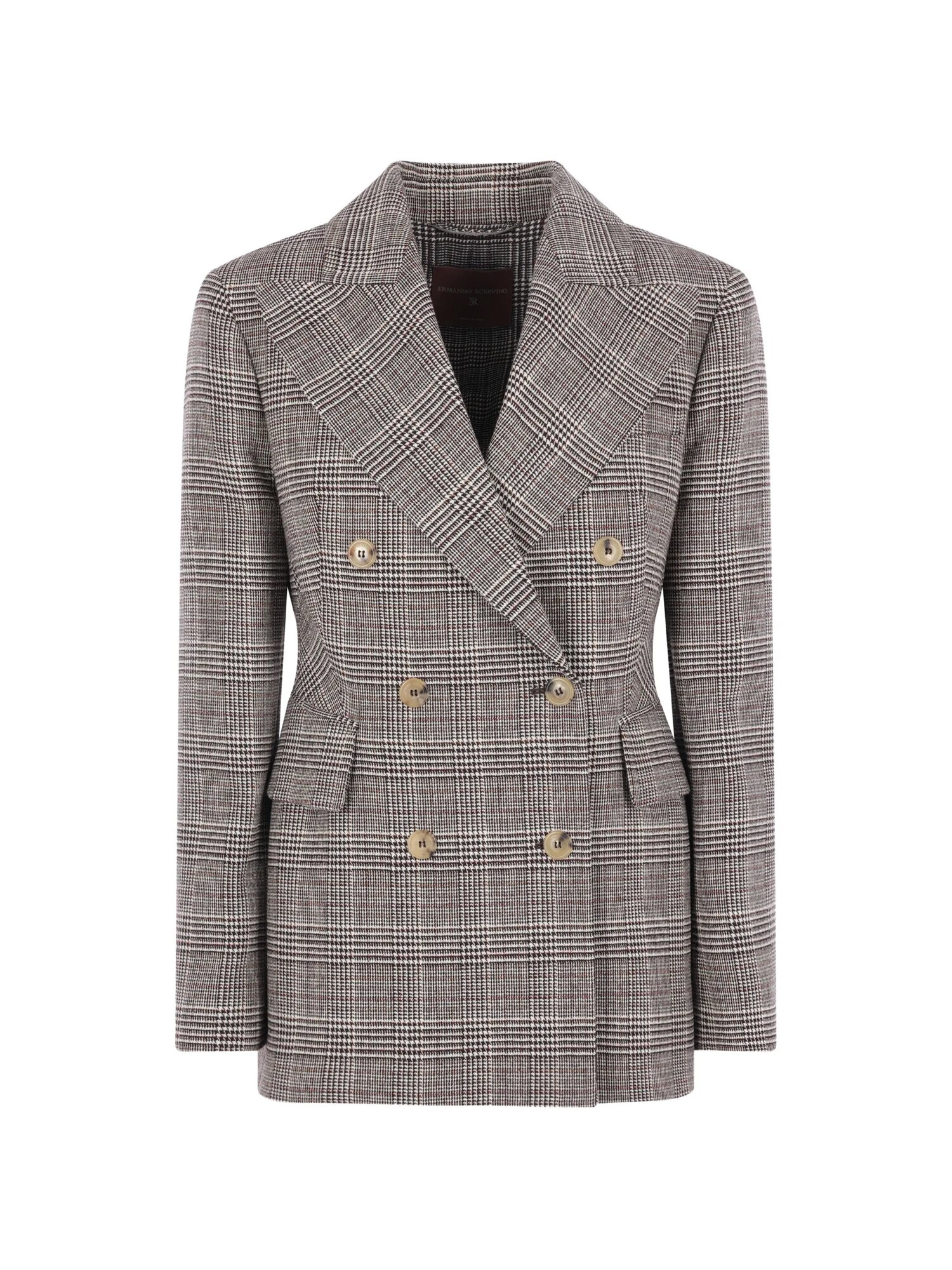 Пиджак Ermanno Scervino Plaid-pattern blazer