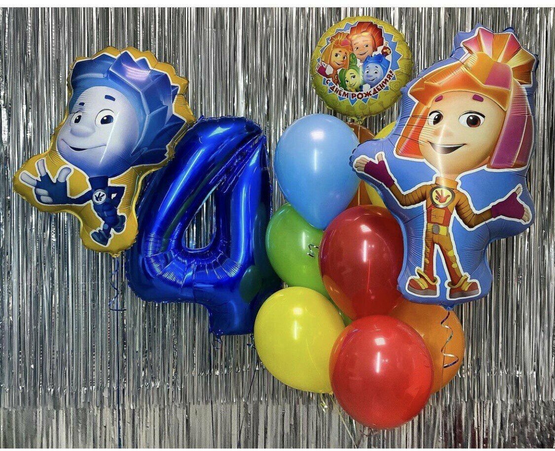 Шарики гелиевые Фиксики