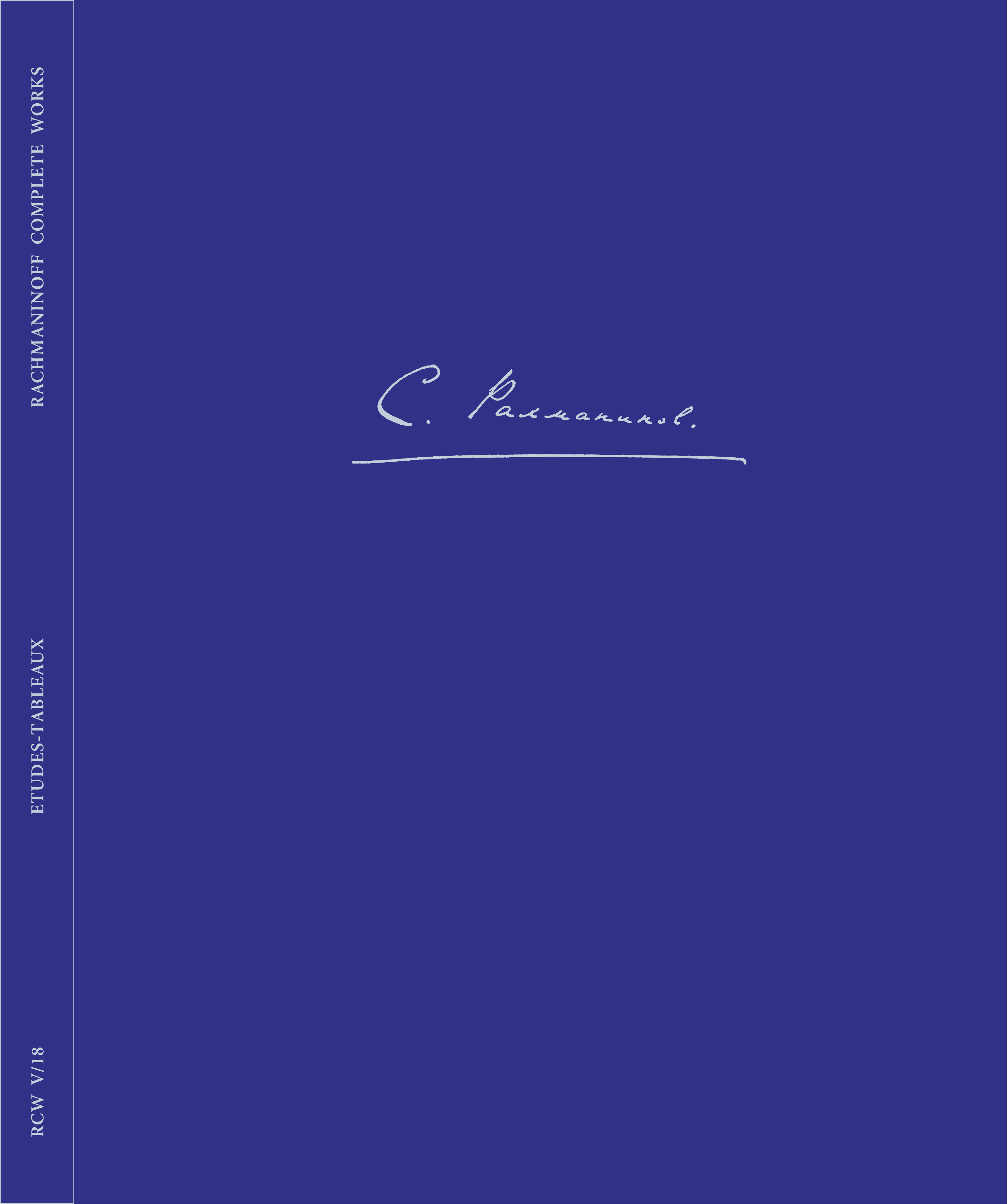 Рахманинов С. В. Пасс, серия V / том 18: Этюды-картины (русское издание)