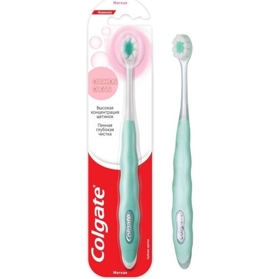Зубная щетка Colgate Cushion Clean, мягкая