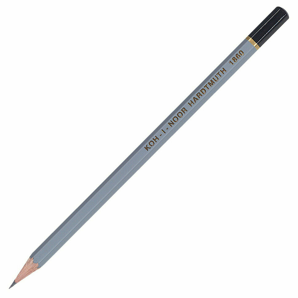 Карандаш ч/г Koh-I-Noor "1860" 3B, заточен, 12 штук, 132008