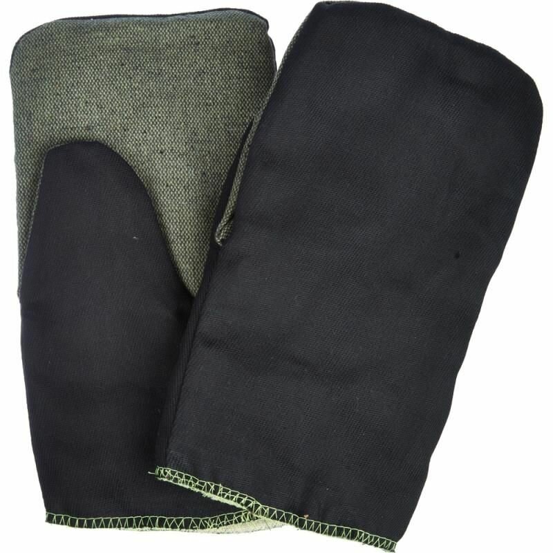 Рукавицы хб утепленные с брезент. наладонником 5пар/уп цвет вассортименте