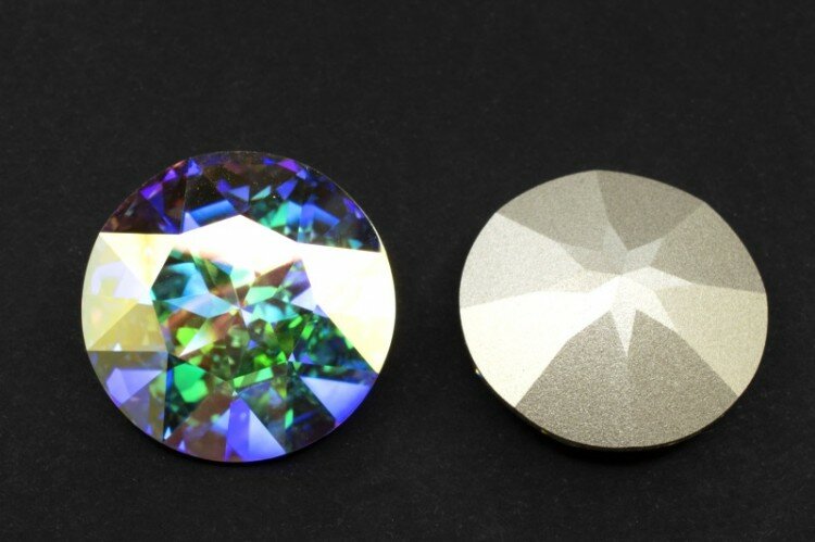 Кристалл Swarovski #1201 круглый 27мм, цвет #001 Crystal AB Aurore Boreale, 1201-AB, 1шт