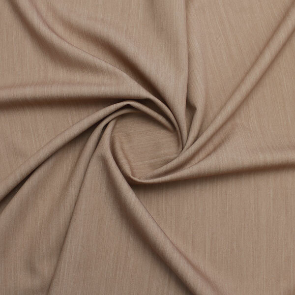 Костюмная ткань "Ткани-100", 60% вискоза, 37% полиэстр, 3% эластана, светло-коричневая
