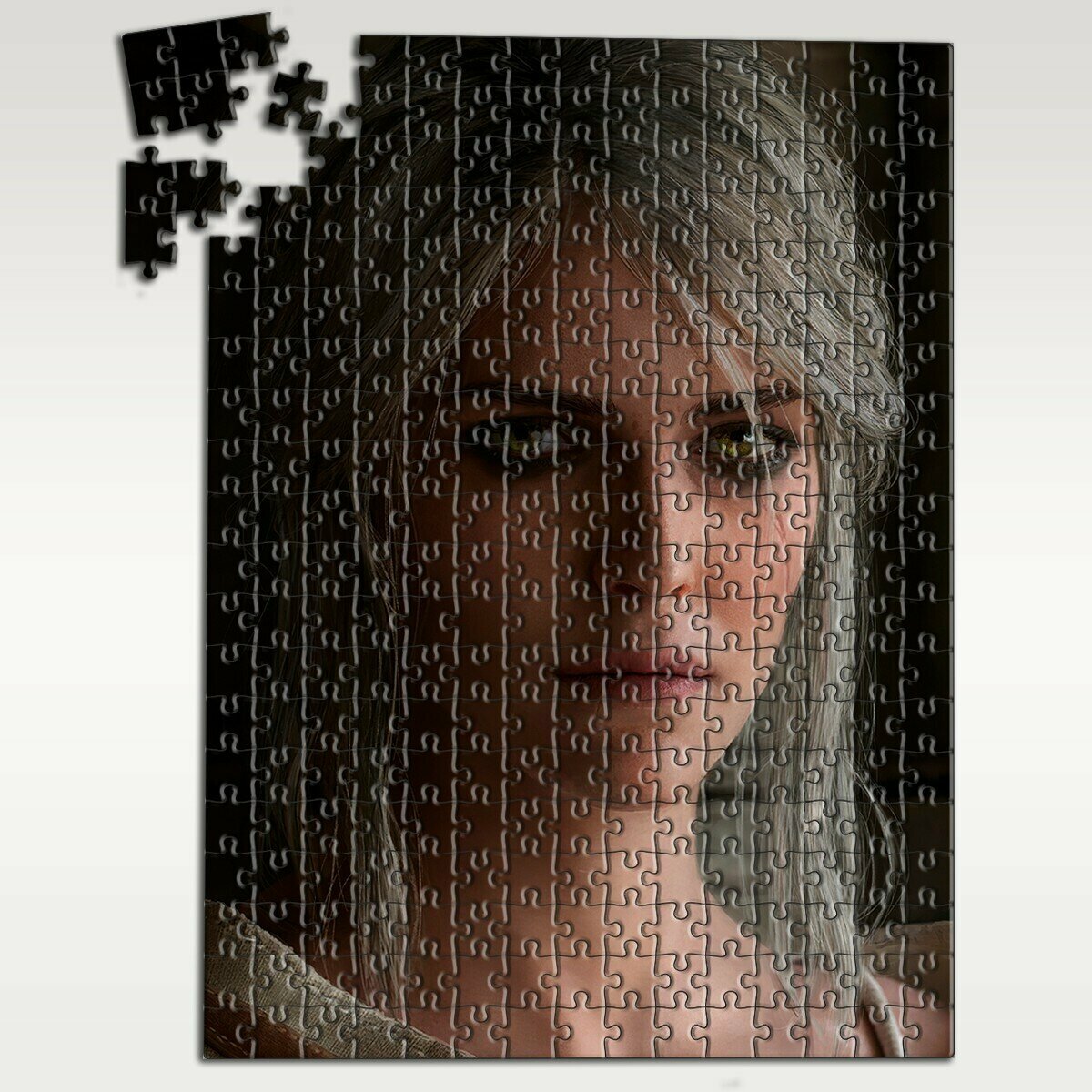 Пазл картонный А3: модель Игра Witcher Ведьмак Цири - 6013 П