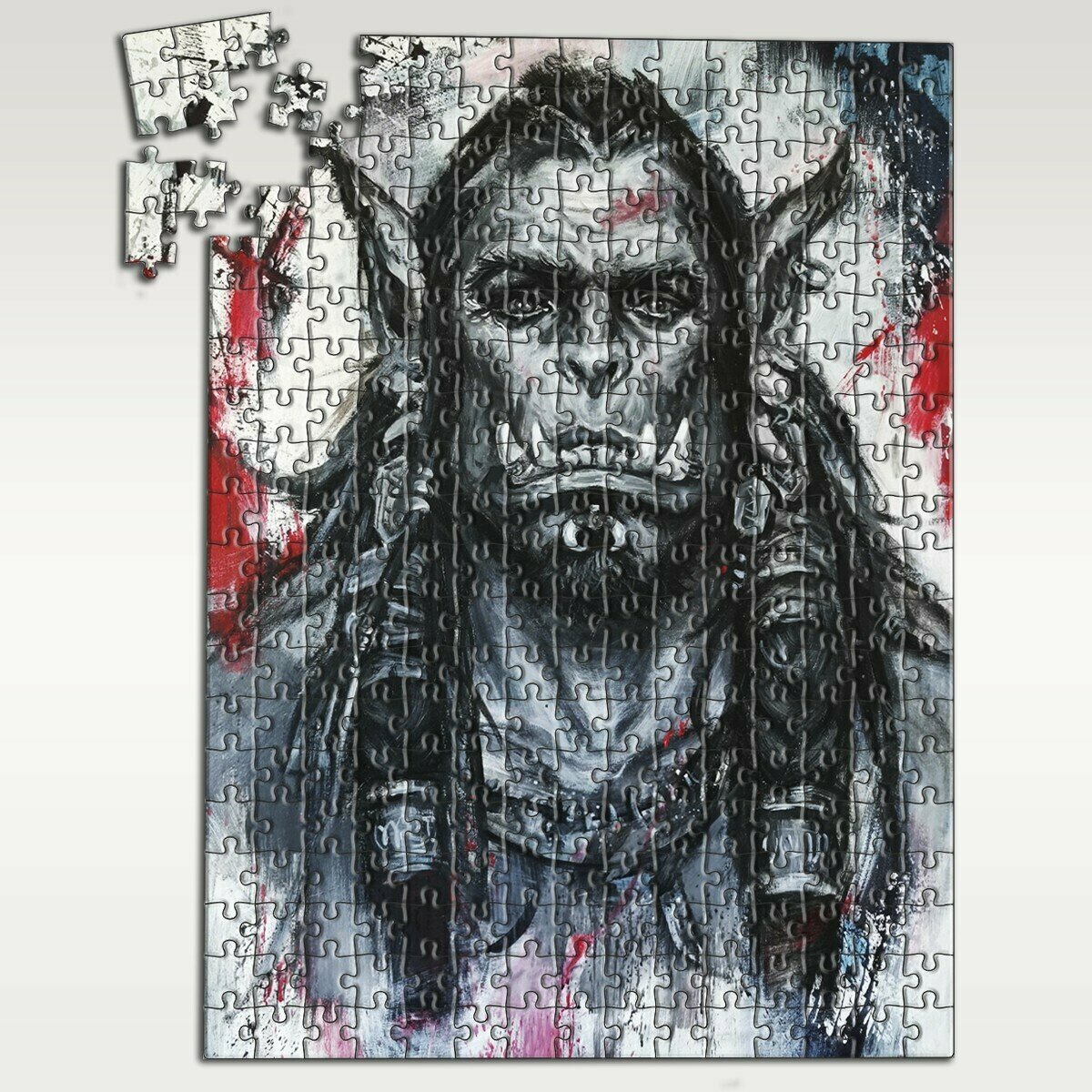 Пазл картонный А3: модель игра Warcraft WOW World of Warcraft - 6747 П