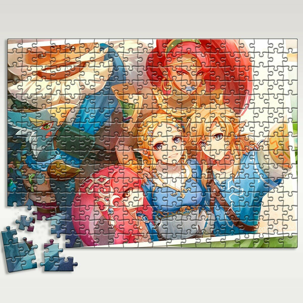 Пазл картонный А3: модель Игра Легенда Зельды - 6230