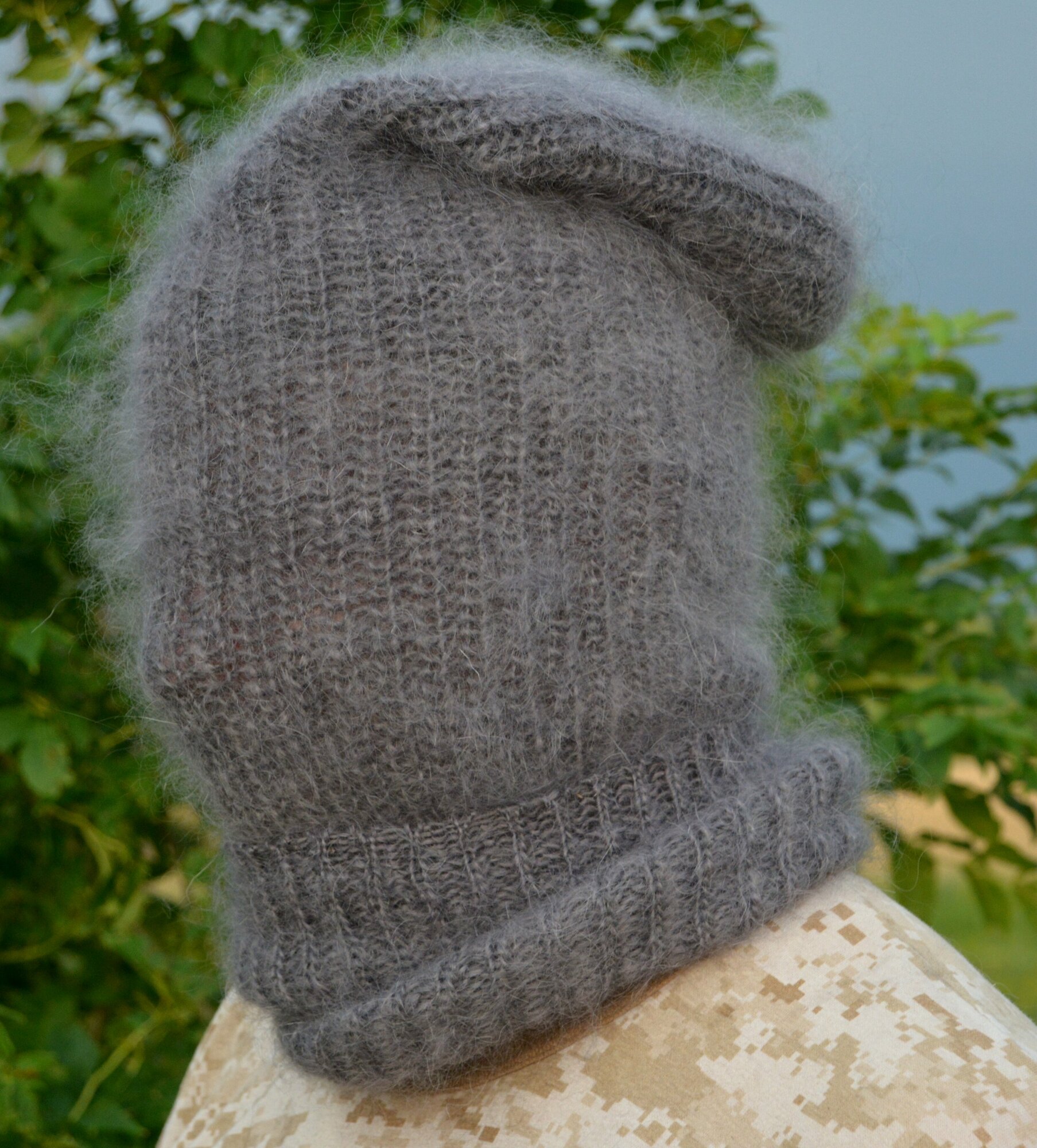 Балаклава пушистая секс-игрушки, секс-маски, реквизит для выступлений, размер M, мех, шерсть фетиш