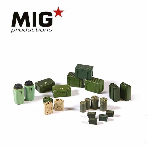 MP35-412 Сборная модель аксессуаров из пластика U.S. Containers & Recipients