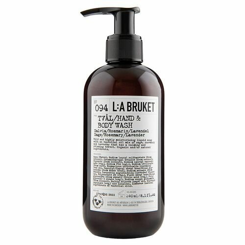L: A BRUKET 094 Sage/Rosemary/Lavender Hand & Body Wash 240 ml - смягчающее жидкое мыло для тела и рук