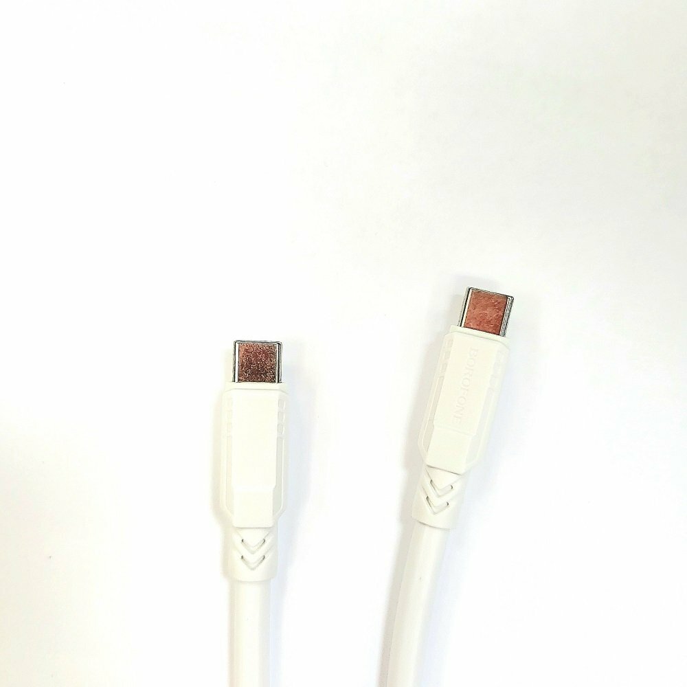 Кабель Borofone BX81 Goodway Type-C to Type-C 60W, 1m (белый)