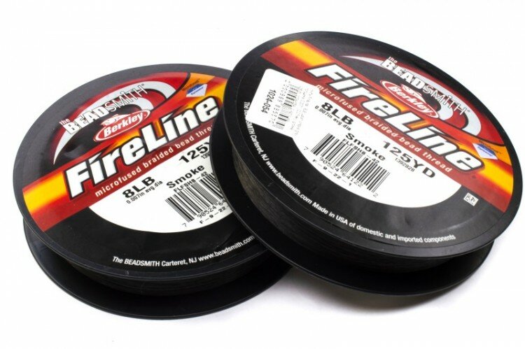 Нить FireLine 8LB, цвет smoke grey, толщина 0,007" (0,17мм), длина 125YD, 1024-054, 1 катушка