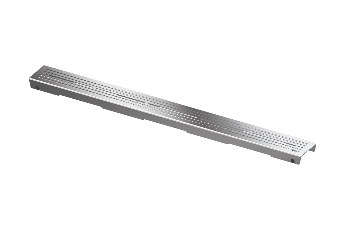 Решетка для слива TECEdrainline Дизайн "quadratum" 1000мм, матовая нержавеющая сталь 601051