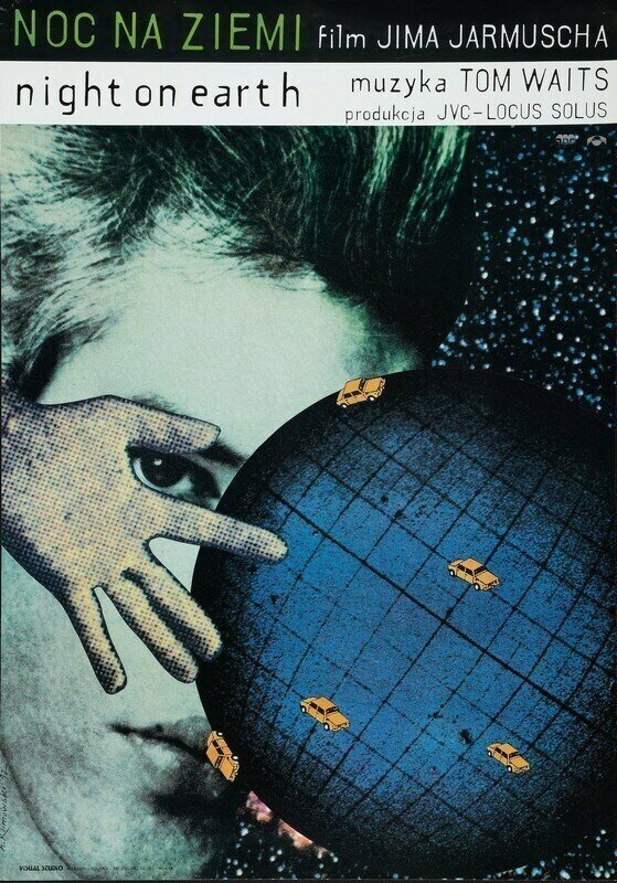 Плакат, постер Ночь на Земле (Night on Earth), Джим Джармуш на бумаге, размер 30х42см