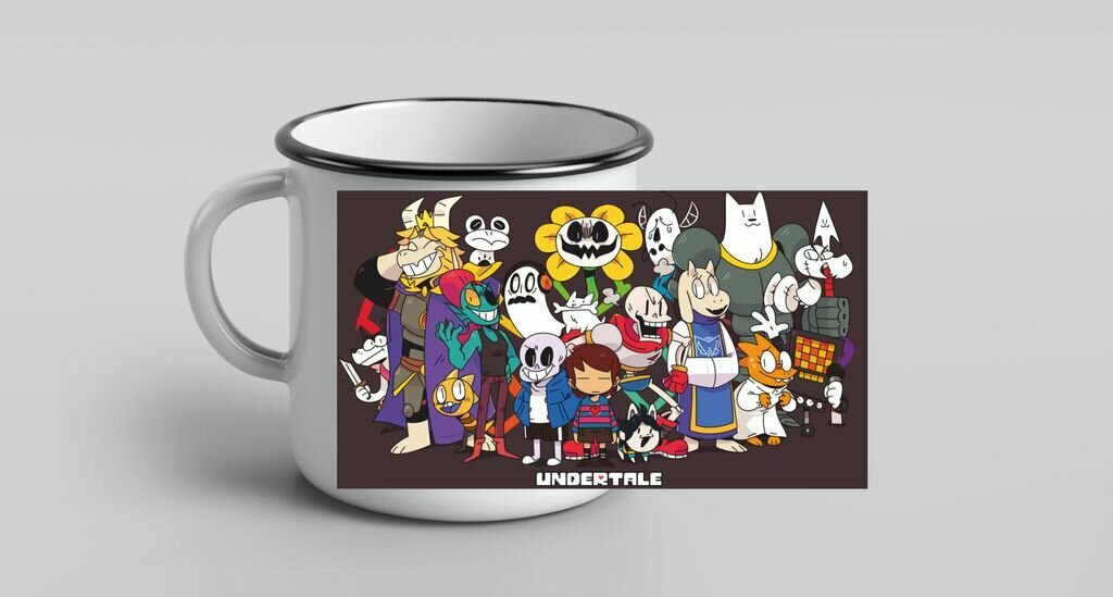 Кружка металлическая Андертейл , Undertale № 3