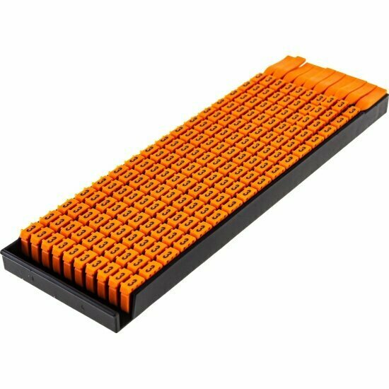 Маркеры кабельные Dkc сечением 4-6мм символ "3" (уп.160шт), MKF3S3