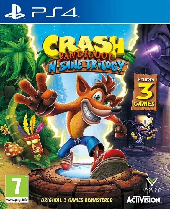 Crash Bandicoot N'Sane Trilogy [PS4, английская версия]