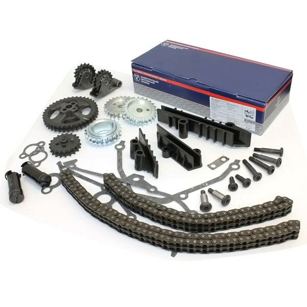 Комплект ГРМ ЗМЗ (2-рядные цепи 72/92, звездочки, рычаги, успок.) 406-409 с подш. "Золотая Серия" ЗМЗ