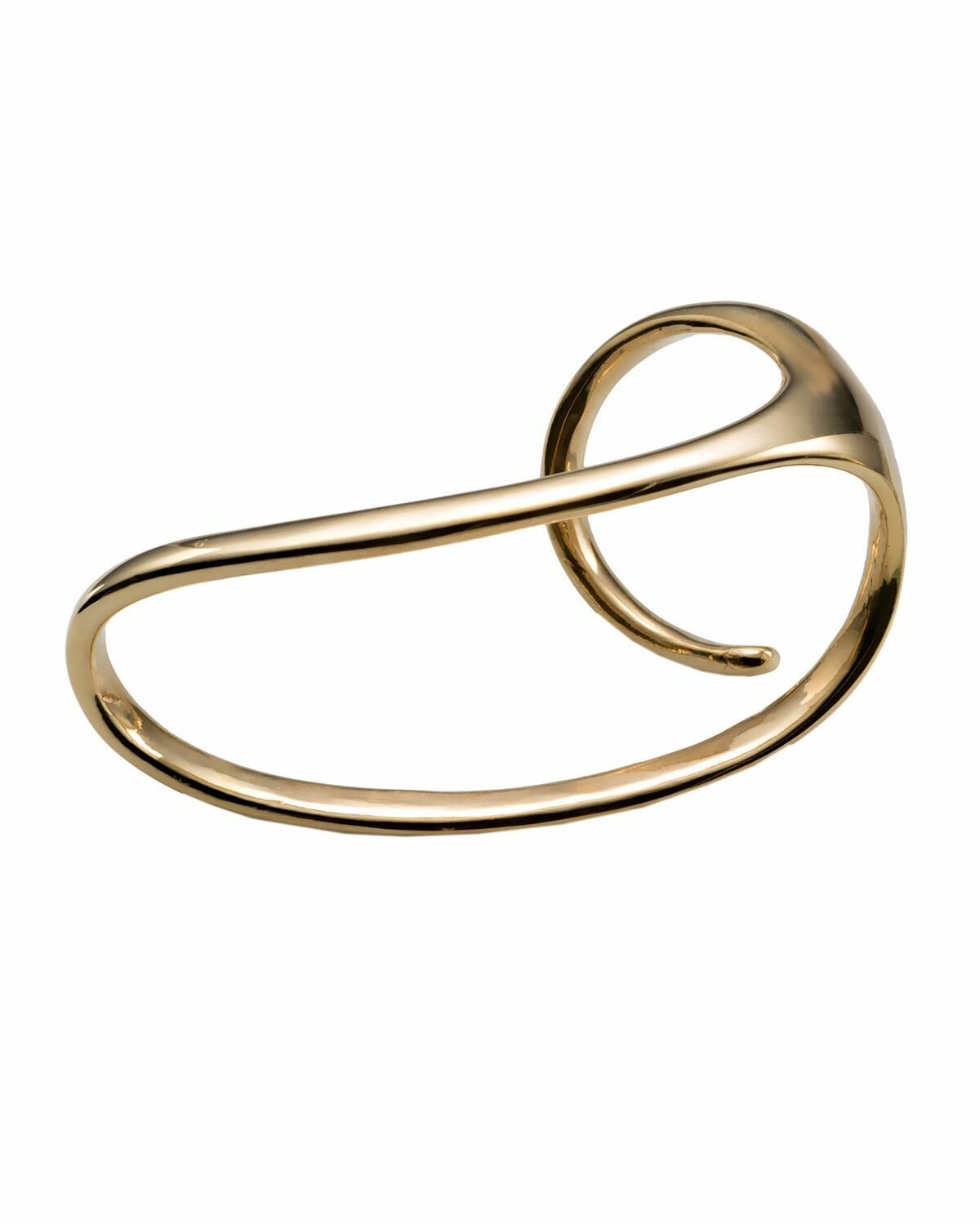 Кольцо разъемное, тонкое, серебро, 925 проба, золочение