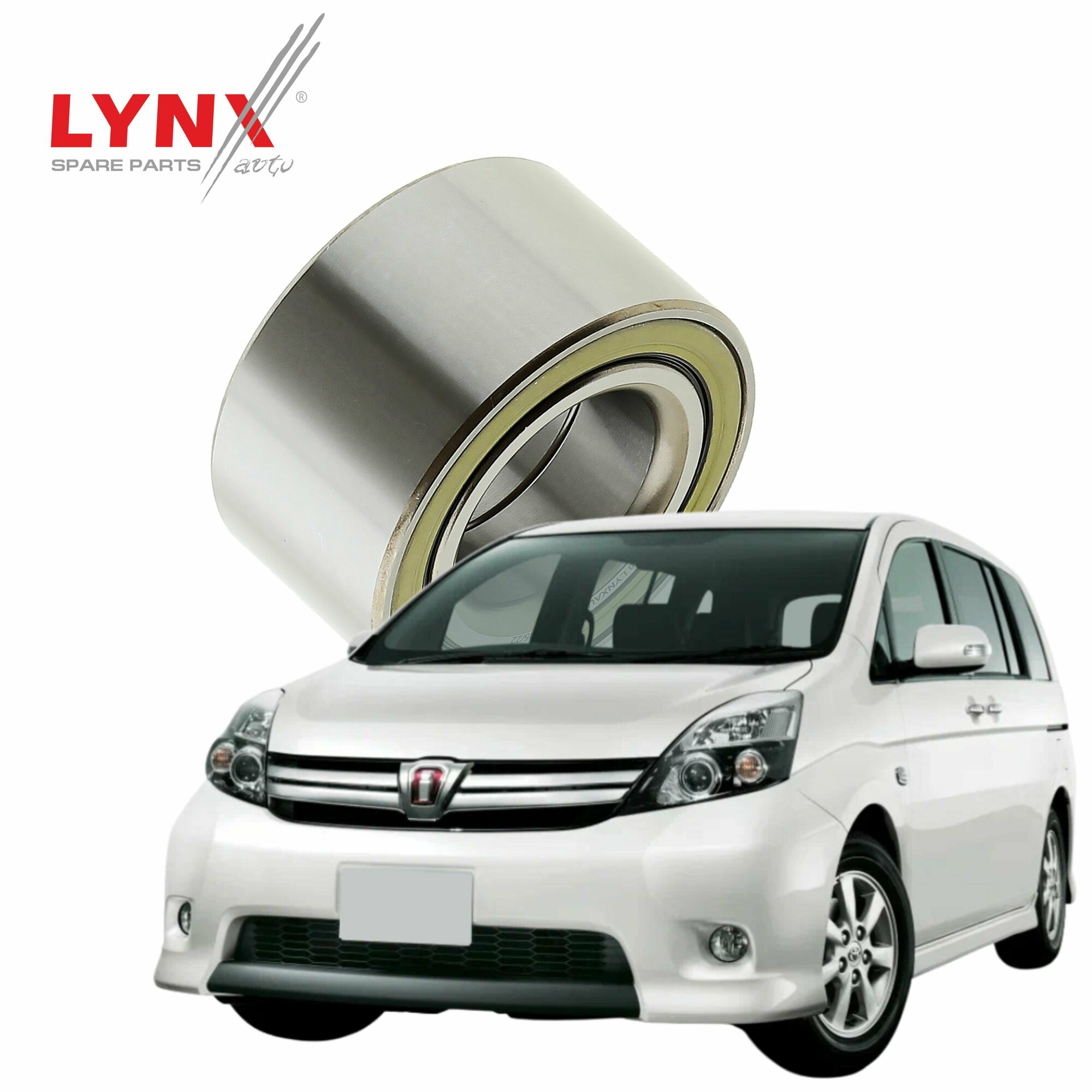 Подшипник ступицы Toyota Isis (1) / Тойота Исис 2009 2010 2011 2012 2013 2014 2015 2016 2017 / передний, 1 шт LYNXauto