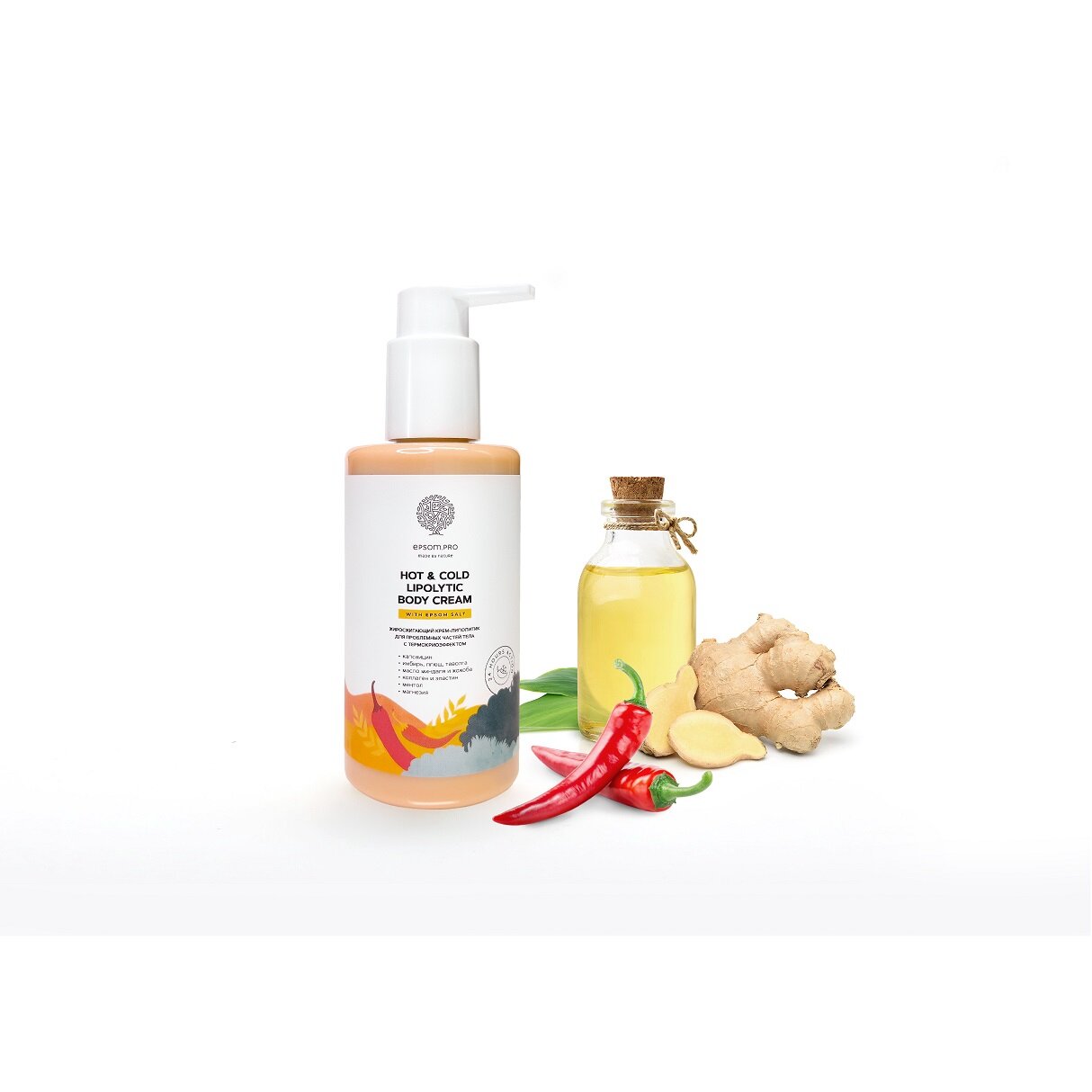 Крем липолитик Hot & cold lipolytic body cream 200 мл