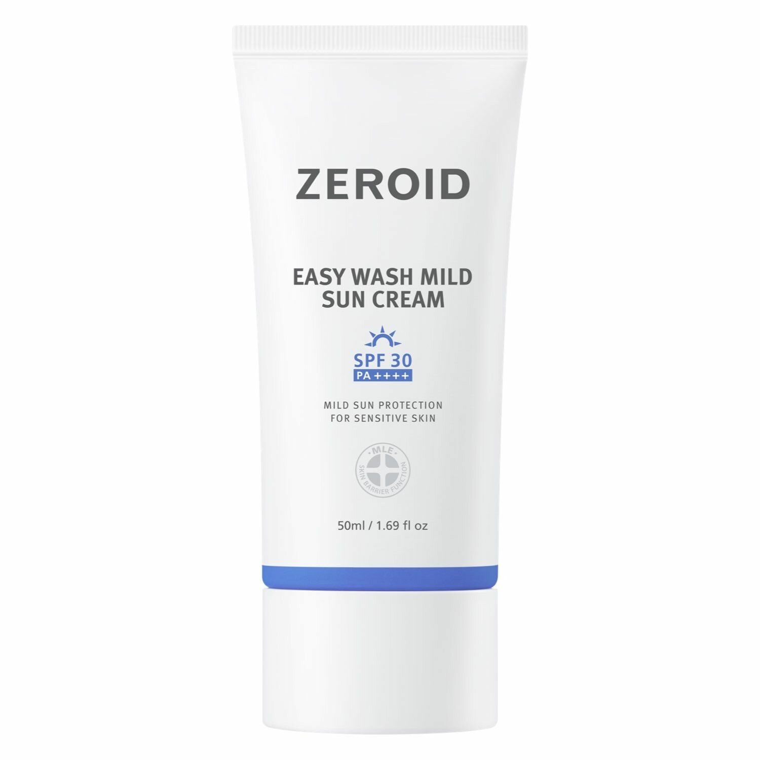 Zeroid Easy Wash Mild Sun Cream SPF30 Легкий солнцезащитный крем для сухой и чувствительной кожи