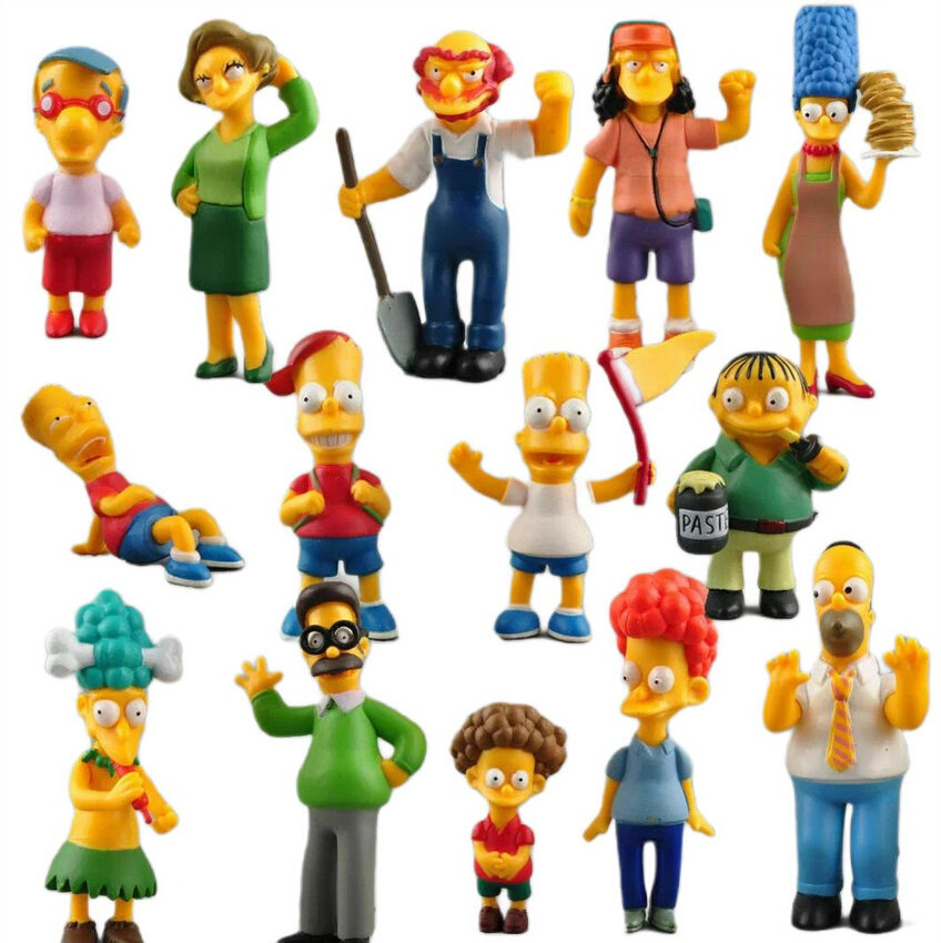 Набор фигурок Симпсоны / Simpsons 14шт (6-12см) от магазина PopCultura.Store