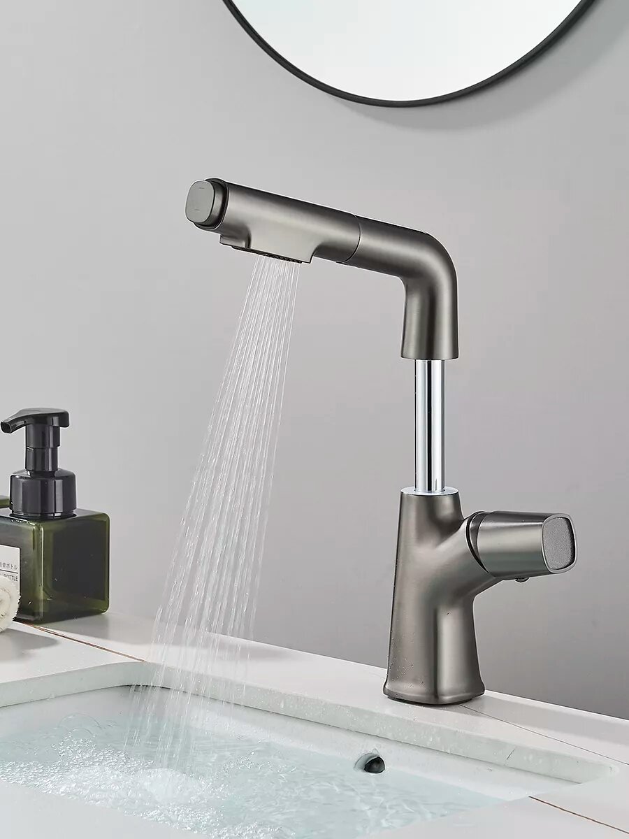 Выдвижной смеситель для ванной, кухни и раковины