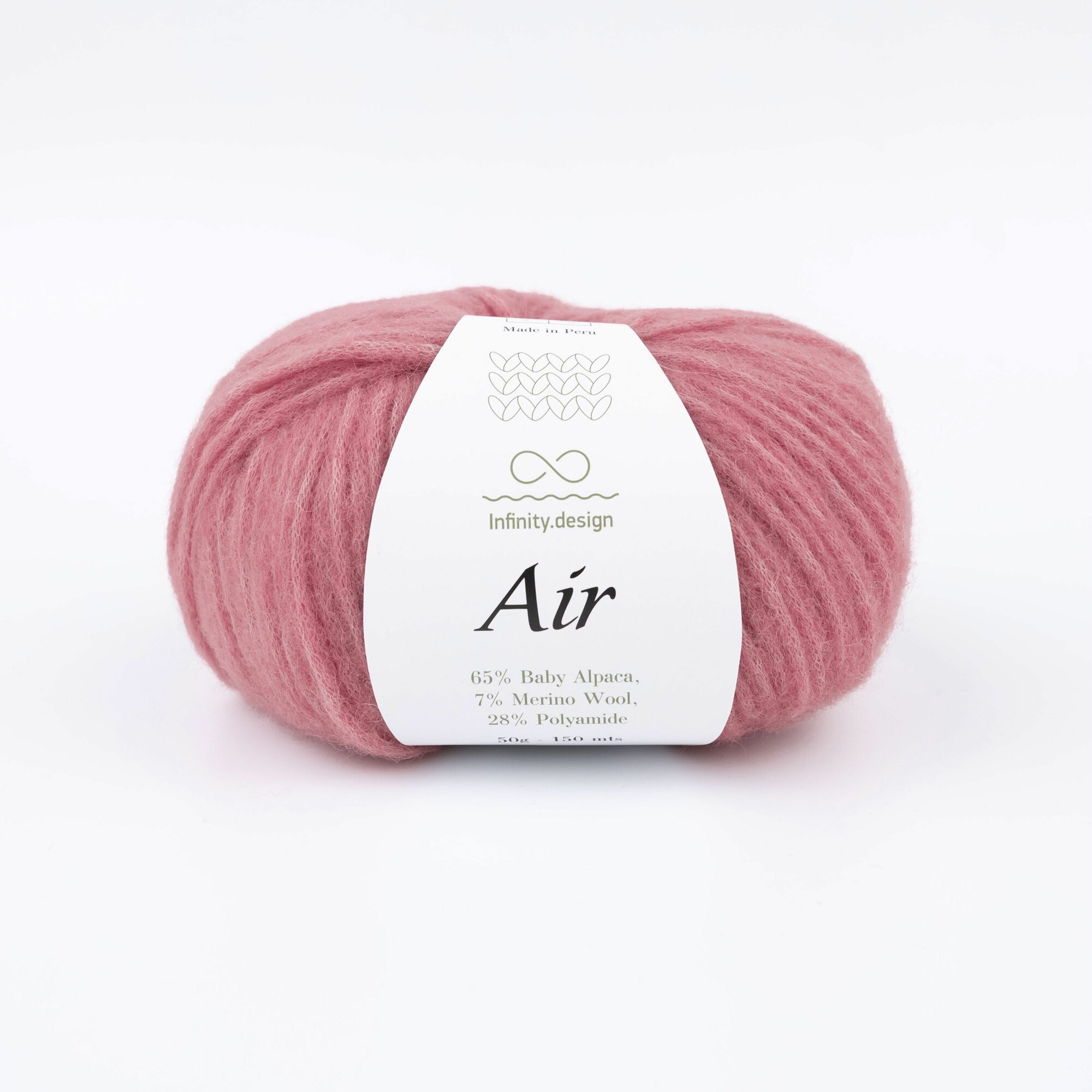 Пряжа INFINITY Air 4042 (3 мотка), 65% бэби альпака, 7% мериносовая шерсть, 28% полиамид, 50г, 150м