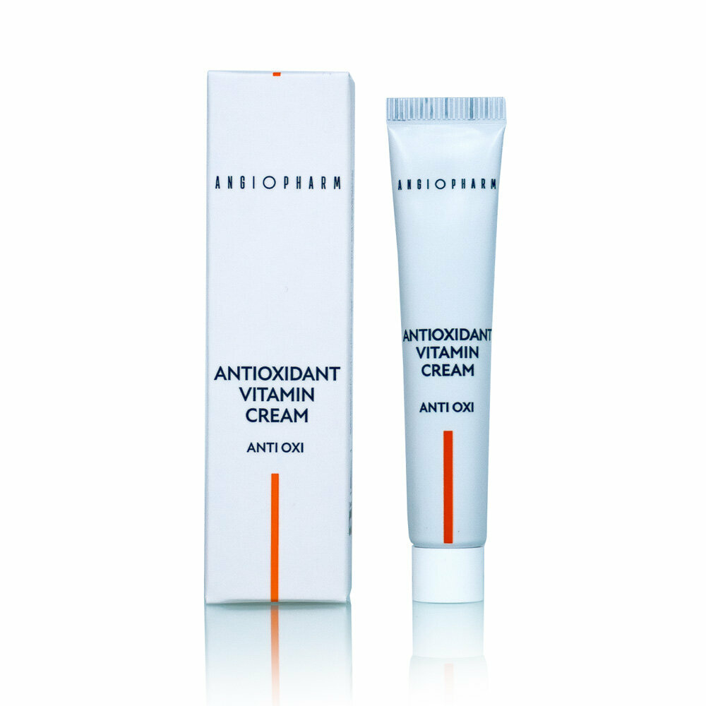 Angiopharm Antioxidant Vitamin Cream А, Е, С Миниатюра Антиоксидантный крем с витаминами А, Е, С, 7 мл.