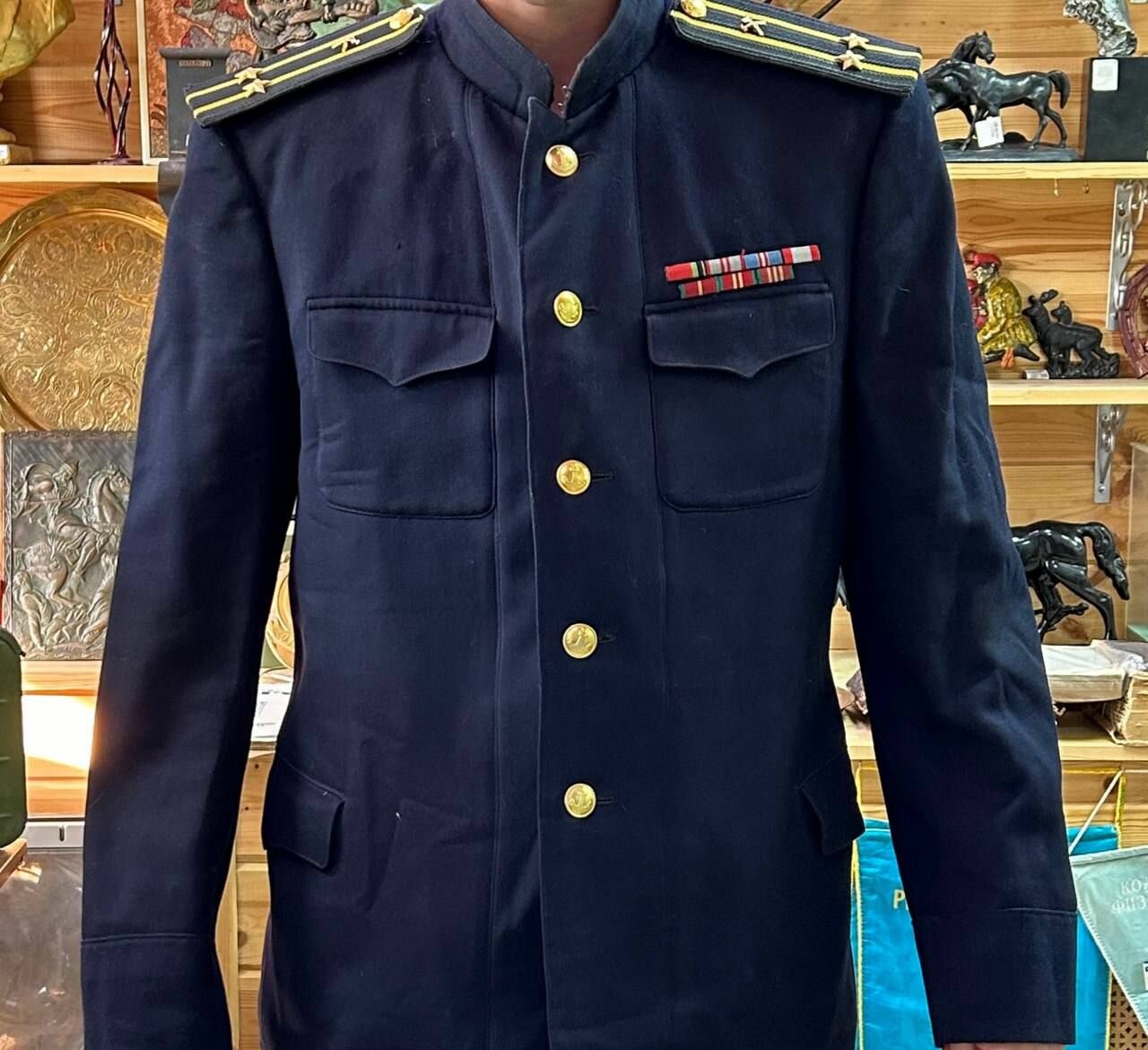 Китель Тужурка, мундир капитана ВМФ, СССР! Редкость!