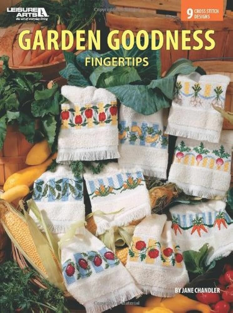 Буклет со схемами для вышивания "Garden Goodness" / Leisure Arts, 4843