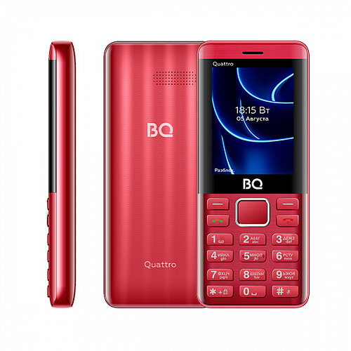 Мобильный телефон BQ M-2453 Quatro Red