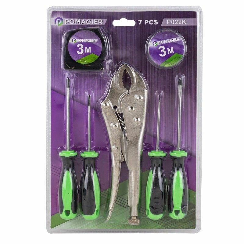 Набор инструментов POMAGIER POM-P022K, отвертки, гейферный захват, изолента